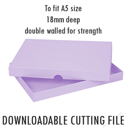 Box to fit A5 Cards 18mm deep (8.5 x 6 x 0.7 inches) Double walled and ...