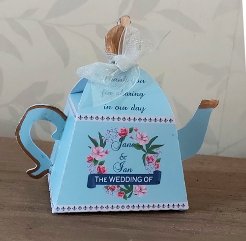 Wedding Teapot favour box printable - CUP1213298_1929 | Craftsuprint
