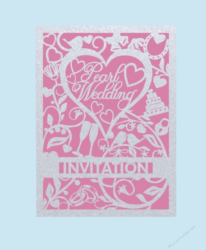 Pearl Wedding invite invitation - portrait design - CUP1289209_1929 ...
