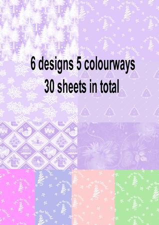 30 Christmas Winter Themed Background Papers - CUP586674_1929 ...