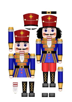 Christmas Nutcracker -soldier A4 Jpeg - CUP632068_1929 | Craftsuprint