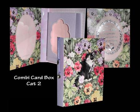 Cat Combi Card Box - CUP704875_1929 | Craftsuprint