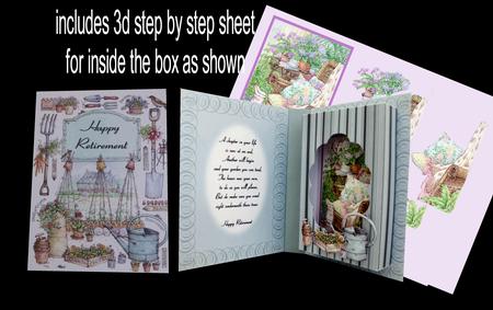 Retirement Combi Card Box With 3D Sheet - CUP704953_1929 | Craftsuprint