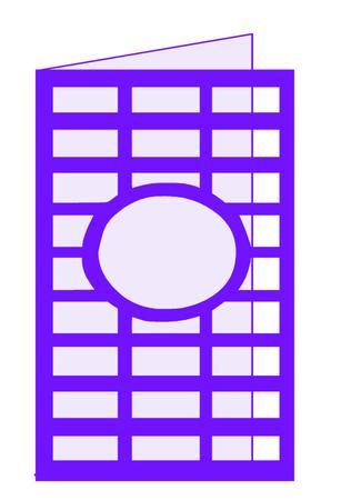 Oriental Screen Card Template - CUP705750_1929 | Craftsuprint