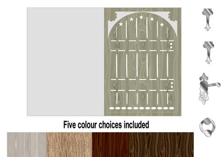 5 Fairy Door Card Templates Set 1 Print N Cut - CUP706125_1929 ...