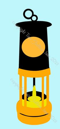 Miners Lamp Shaped Card Template And Layers - CUP706374_1929 | Craftsuprint