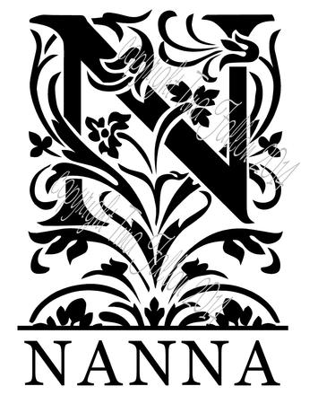 Nanna Split Letter - CUP708099_1929 | Craftsuprint