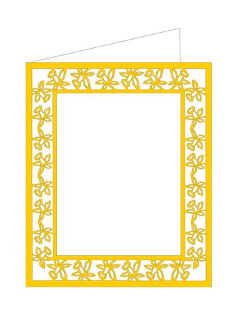 Daffodil Cut Out Card Template - CUP708382_1929 | Craftsuprint