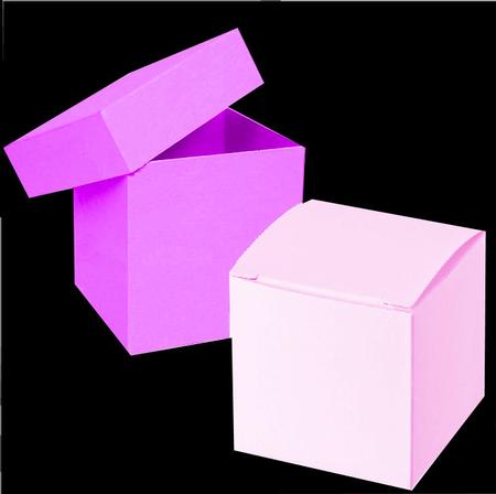 Set Of Two Plain Square Boxes - CUP708601_1929 | Craftsuprint
