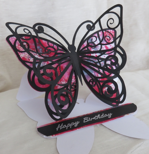 Butterfly 1 Card Template No1 - CUP708675_1929 | Craftsuprint