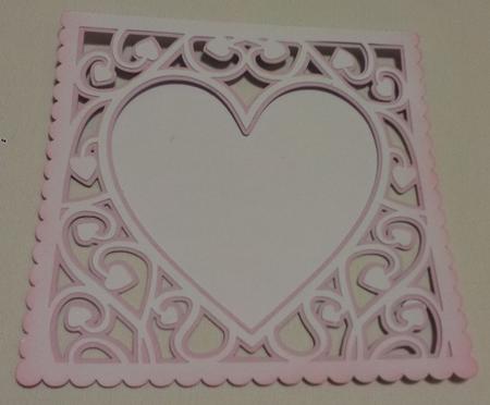 Heart Swirls Double Sided Cut Out Card now in multi digital cutting ...
