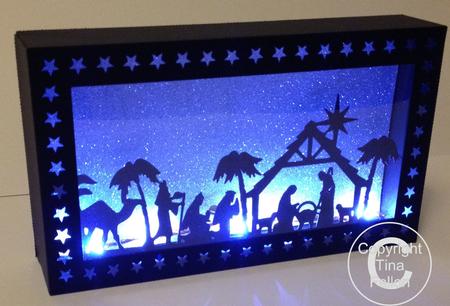 Nativity In A Box Gift Box Or Luminaire Light Holder - CUP709219_1929 ...
