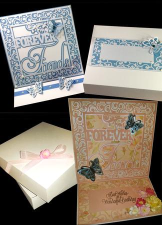 Forever Friends Easel Card With Box - Twirly Frames Set - CUP709285 ...