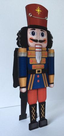 Christmas Nutcracker -soldier Print N Cut Shaped 3D Card - CUP710956 ...