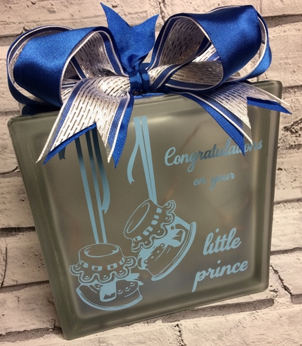 Baby Boy - congrats on your little Prince - CUP744787_1929 | Craftsuprint