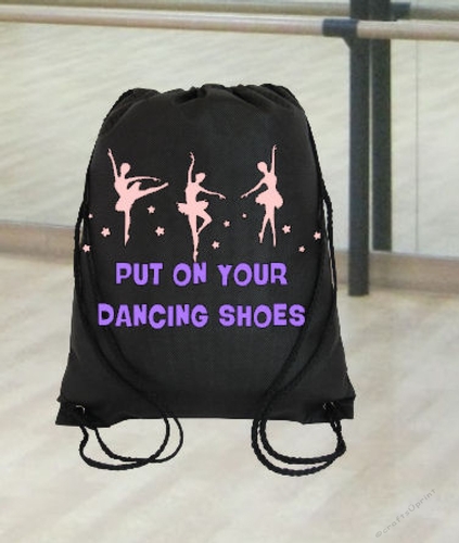 Ballet /Dance kit bag for use with HTV (Vinyl) Design 4 - CUP808837 ...
