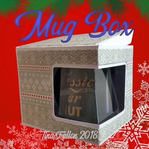 Mug Gift Box with window aperture from A3 card - CUP925782_1929 ...