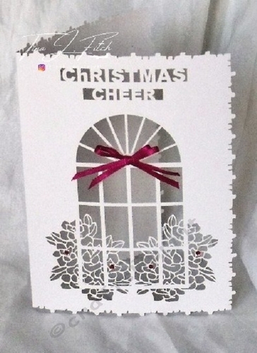 Christmas Window Card, - CUP1081353_596 | Craftsuprint