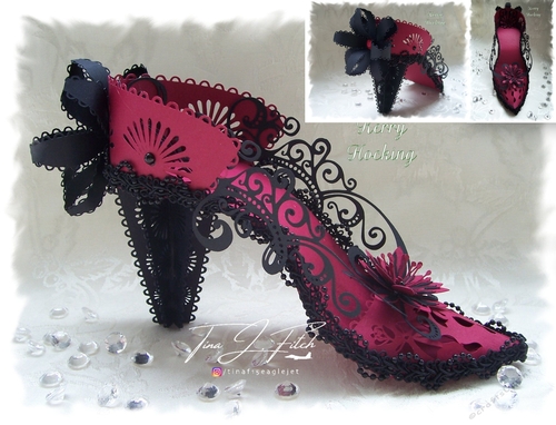 Fancy Swirl High Heel Shoe & Box, All formats - CUP1100003_596 ...