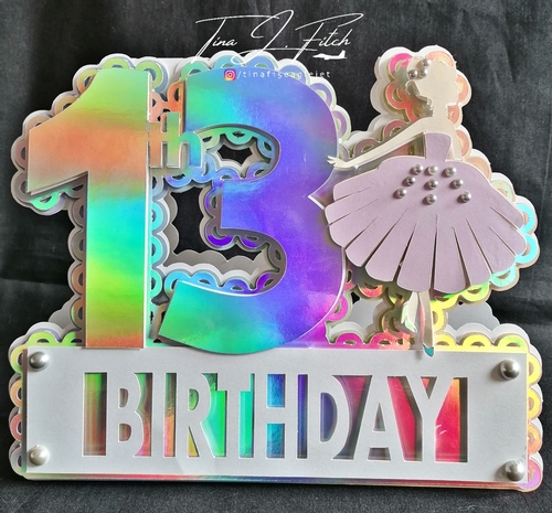 13th Girl card TF0358, All Formats - CUP1104164_596 | Craftsuprint