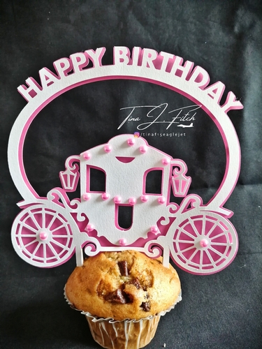 Layered Carriage Cake topper TF0371 All Formats - CUP1113221_596 ...