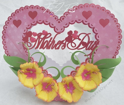 Mothers Day Heart Card TF0434, All Formats - CUP1143086_596 | Craftsuprint