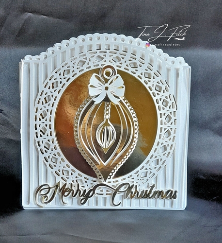 Merry Christmas Bauble Frame Card TF0567, All Formats - CUP1175003_596 ...