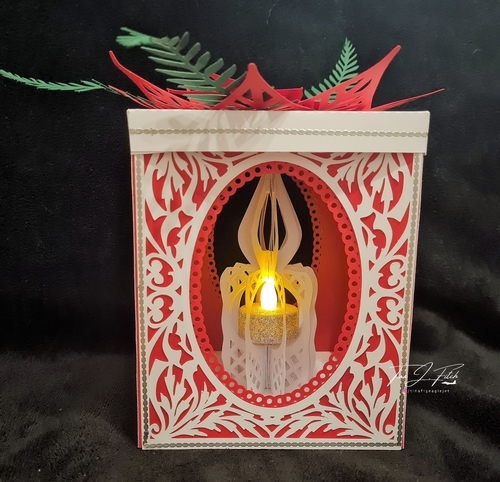 Christmas Candle Box TF0607, All Formats - CUP1184845_596 | Craftsuprint