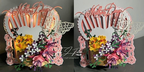 Threaded Basket Heart Floral Card TF0754, All Formats - CUP1286416_596 ...