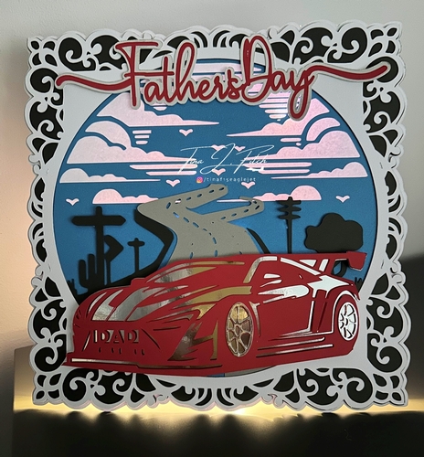 Fathers Day Race Car Luminaire Card TF0763, ALL Formats - CUP1297571 ...