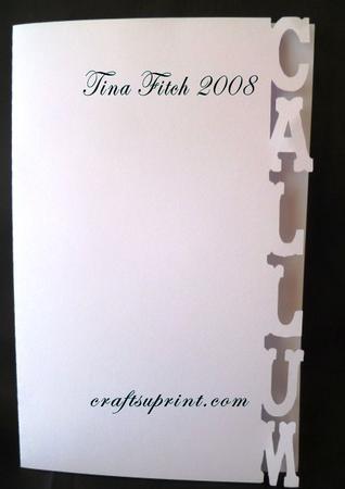 Callum Name Edged Card - CUP701583_596 | Craftsuprint