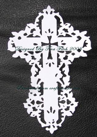 Fancy Cross Topper - CUP701790_596 | Craftsuprint