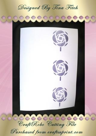 Rose Cut Out Edge - CUP702232_596 | Craftsuprint