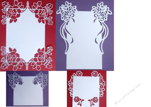 Fancy Edged Frames 1 to 4, All formats - CUP794958_596 | Craftsuprint