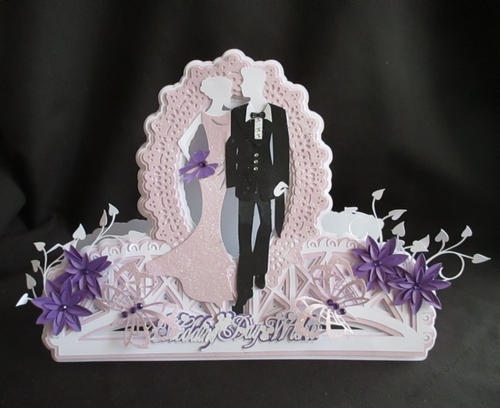 Bridge Wedding Card, All formats - CUP888614_596 | Craftsuprint