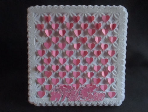 Floating Heart Lattice Card, All formats - CUP938314_596 | Craftsuprint