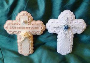 Scalloped Layered Cross Toppers - Photo by Anna Stretton