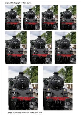 Steam Locomotive Toppers - CUP217237_33 | Craftsuprint
