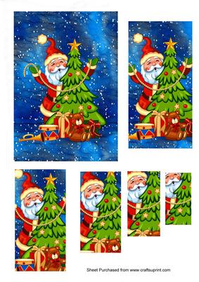Santas Tree Pyramid - CUP253677_33 | Craftsuprint