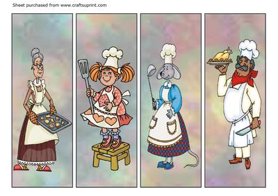 Cookery Bookmarks - CUP383026_33 | Craftsuprint