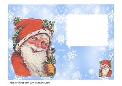 Vintage Santa Insert - CUP471279_33 | Craftsuprint