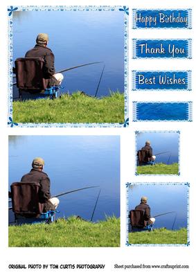 Angler 6x6 Card - CUP515820_33 | Craftsuprint