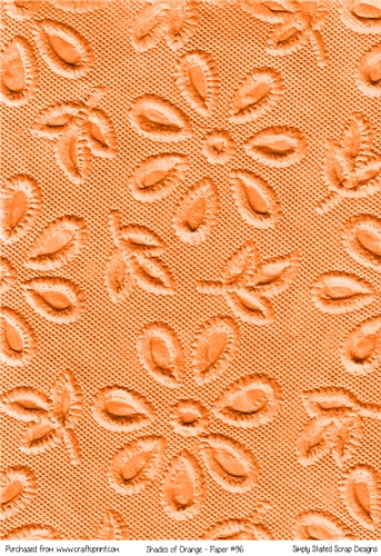 Shades of Orange - A4 Paper #96 - CUP1144903_95318 | Craftsuprint