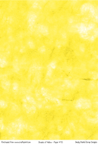 Shades of Yellow - A4 Paper #70 - CUP1150761_95318 | Craftsuprint