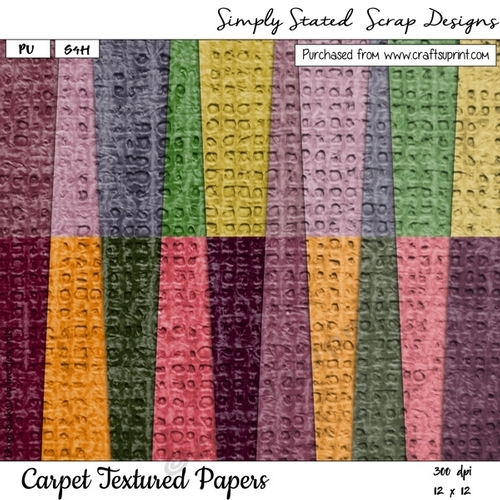 Carpet Textured Papers - 12 x 12 - CUP1154038_95318 | Craftsuprint