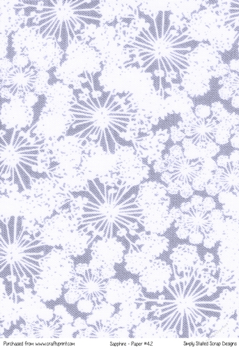 Sapphire A4 Paper #42 - CUP1154424_95318 | Craftsuprint