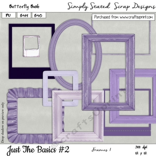 JTB2 - Butterfly Bush - Frames Pack #1 - CUP1263108_95318 | Craftsuprint