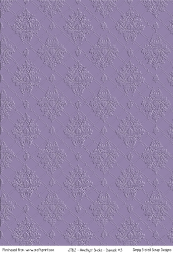 JTB2 - Amethyst Smoke - Damask A4 Paper #3 - CUP1279926_95318 ...