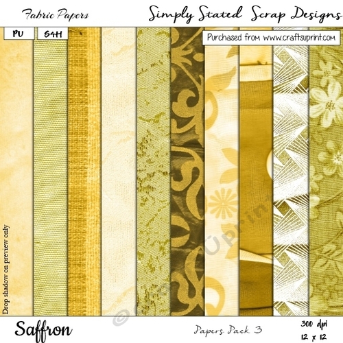 Saffron - Paper Pack #3 - CUP1303793_95318 | Craftsuprint