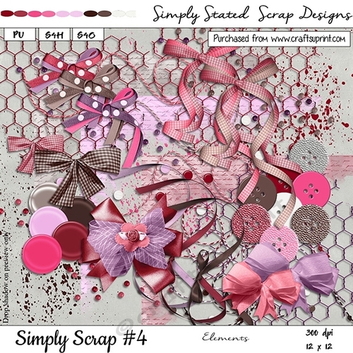 Simply Scrap #4 - Elements - CUP941276_95318 | Craftsuprint